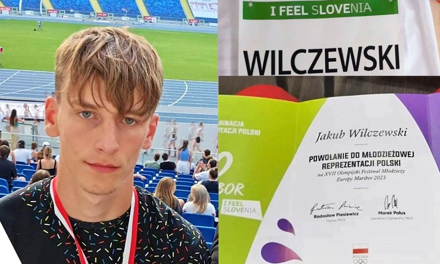 Jakub Wilczewski ze Sławska w kadrze Polski. Finał Olimpijskiego ...