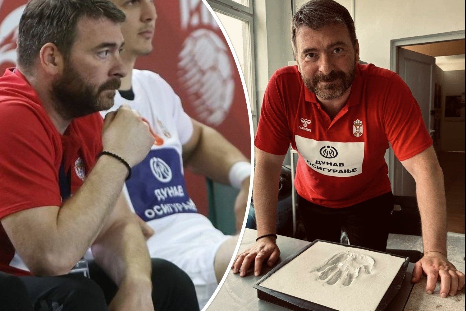 Rastko Stojković, legenda Vive znów w Kielcach! Odcisnął swoją dłoń do ...