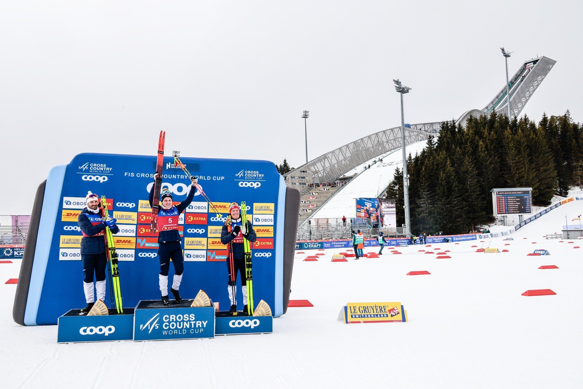 PŚ w biegach. Krueger najszybszy na 50 km w Oslo. Dziesięciu Norwegów w ...
