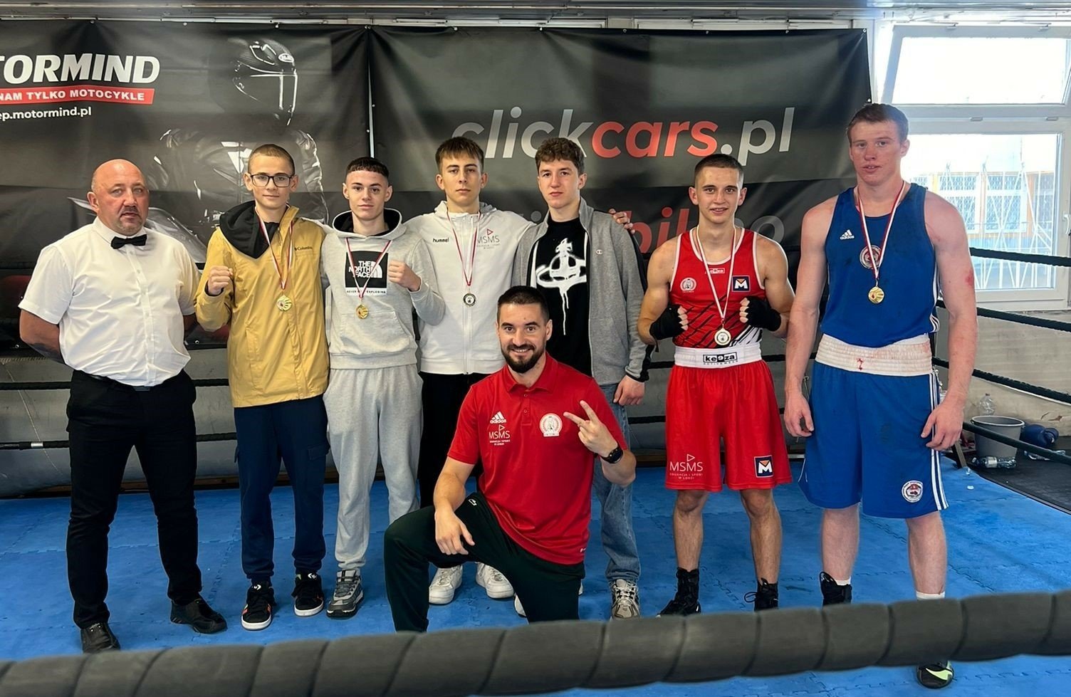 Komplet medali zawodników Victoria Boxing Łódź w Poznaniu. Zdjęcia ...