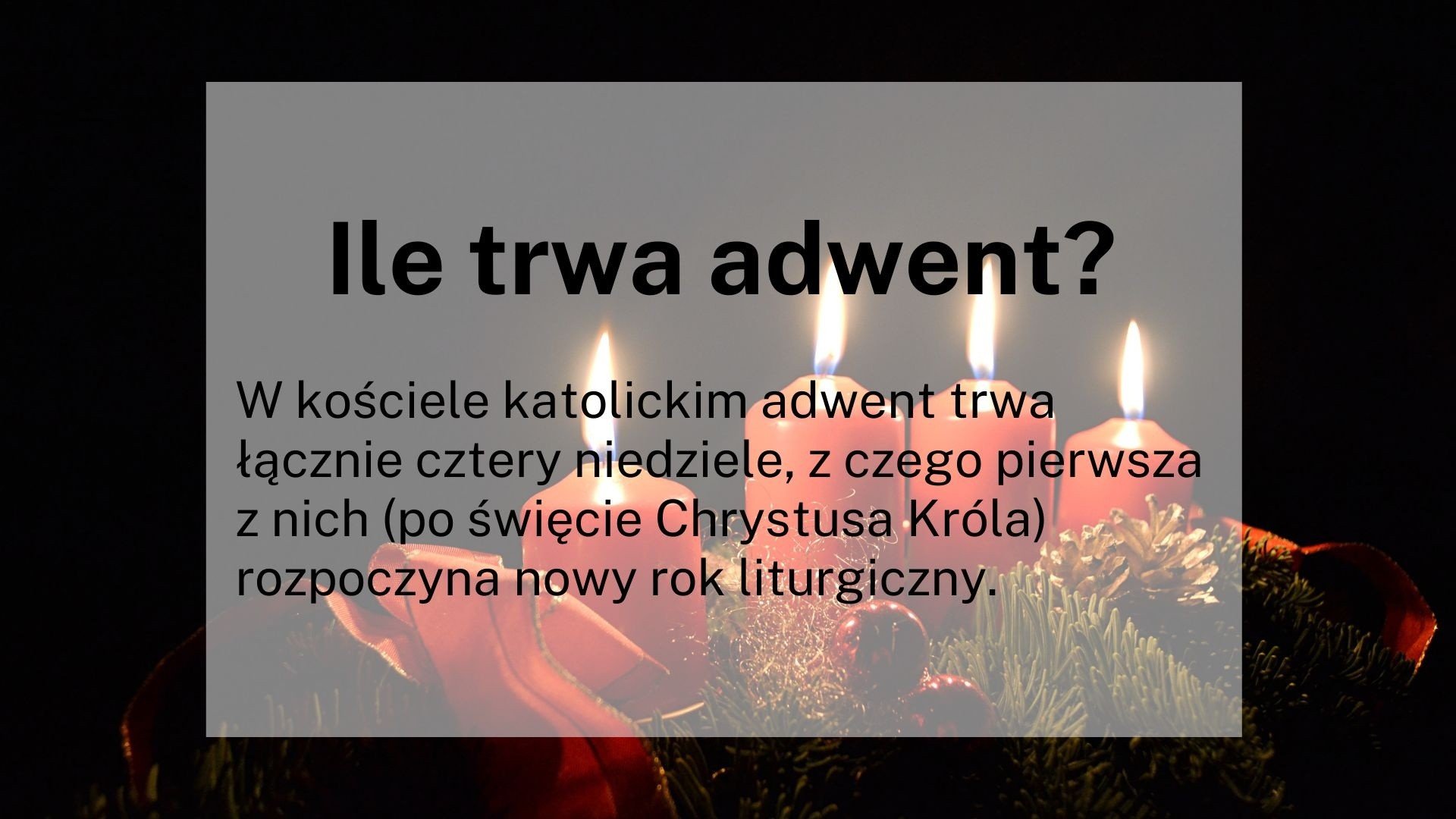 Adwent 2022: Kiedy się zaczyna? Czego nie powinniśmy robić w tym czasie ...