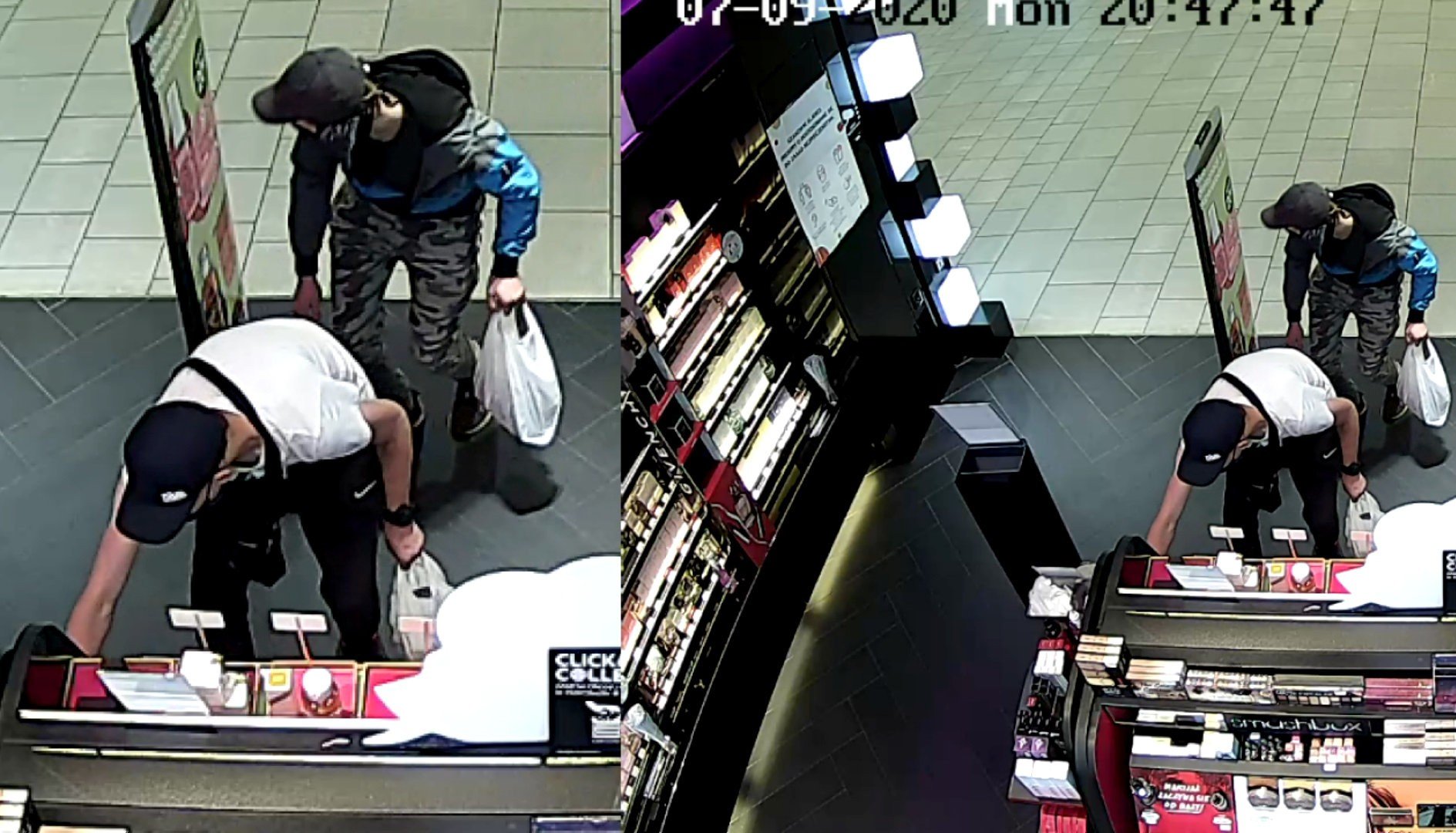 Drogie perfumy skradzione w Bydgoszczy. Policja publikuje wizerunki ...