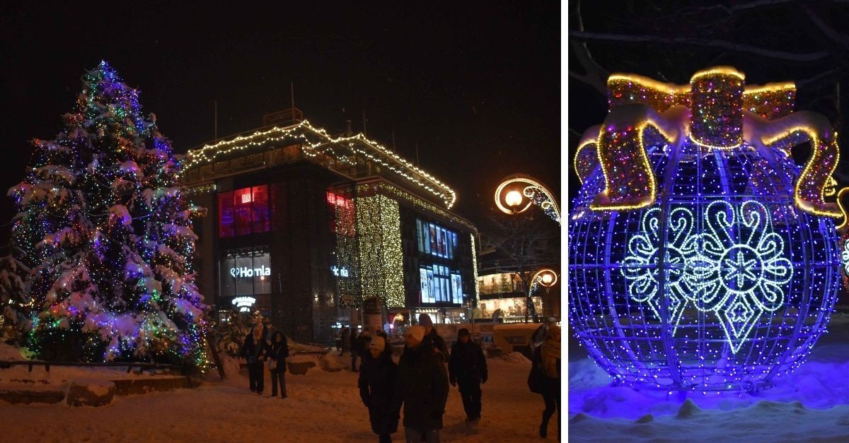 Zakopane w świątecznej odsłonie. Pod Giewontem zaświeciły ...