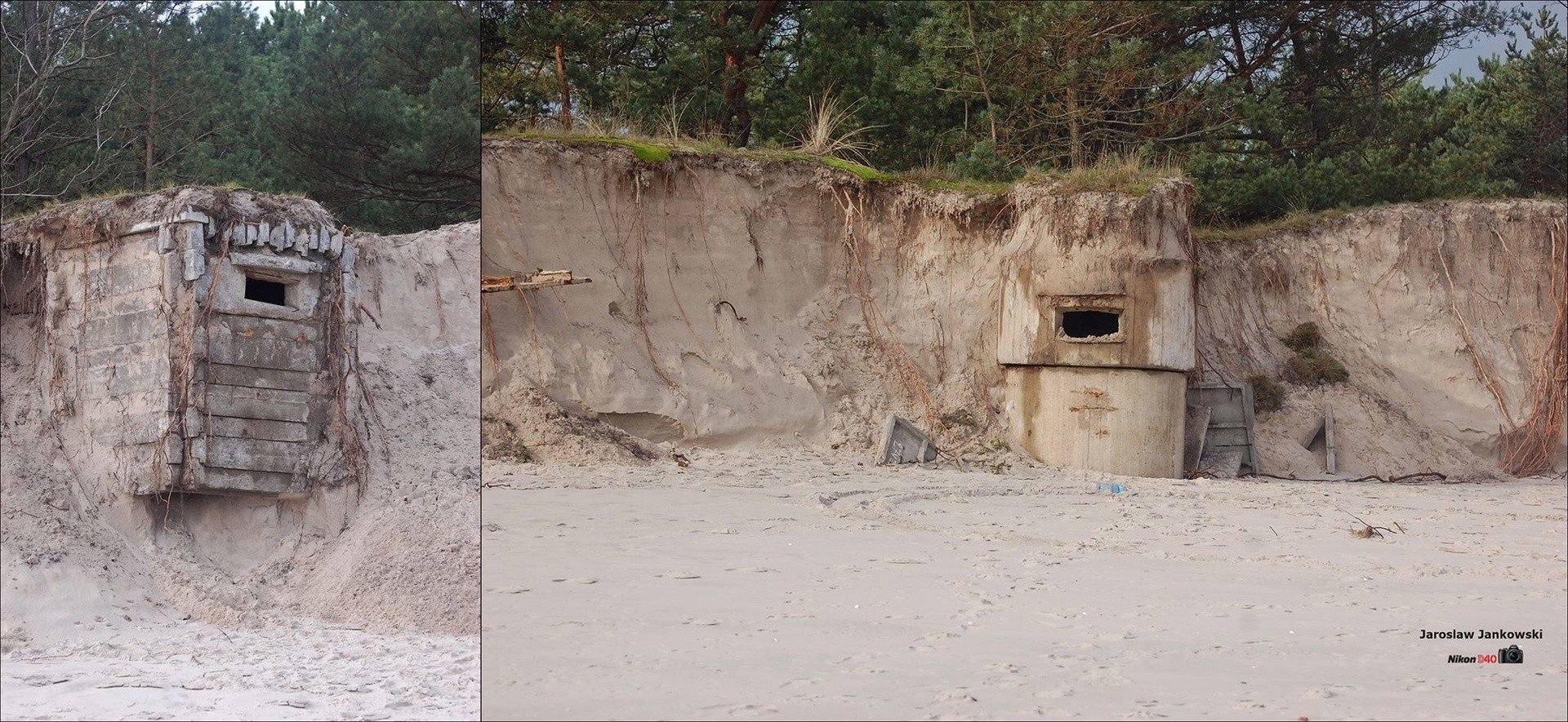 Niesamowite znalezisko na Helu. Orkan Grzegorz odkrył bunkry na plaży ...