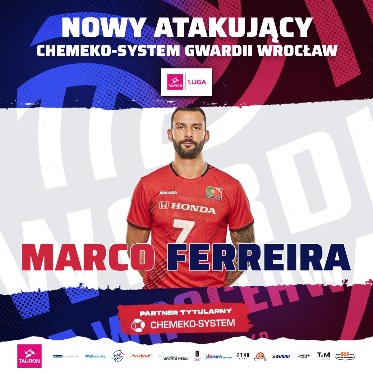 Nowy atakujący w Chemeko-System Gwardii Wrocław | Gazeta Wrocławska