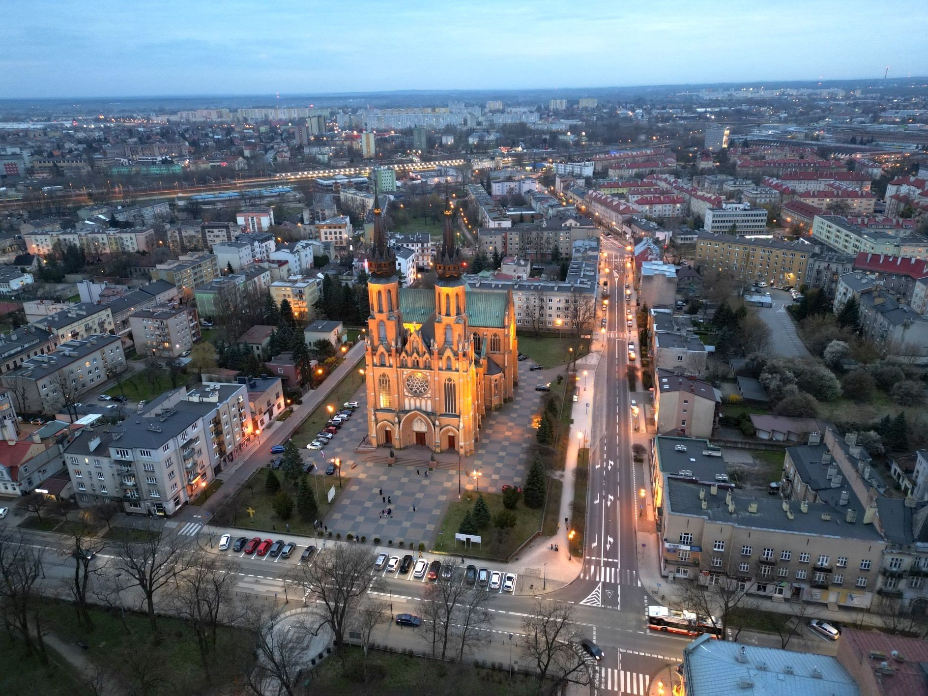 Radomska katedra pięknie prezentowała się w Wielką Sobotę. Zachwycające ...