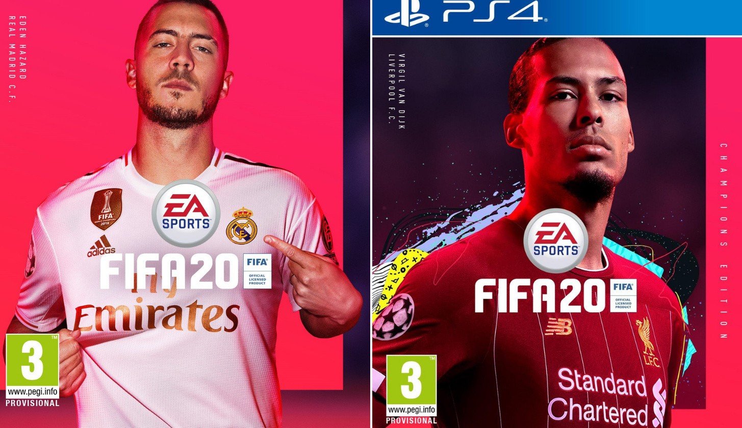 FIFA 20. Eden Hazard i Virgil van Dijk na okładce nowej odsłony gry ...