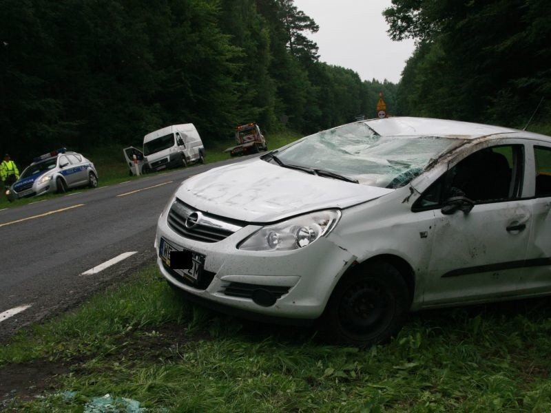 Wypadek pod Międzyrzeczem. Zderzyły się bus i osobówka | Gazeta Lubuska