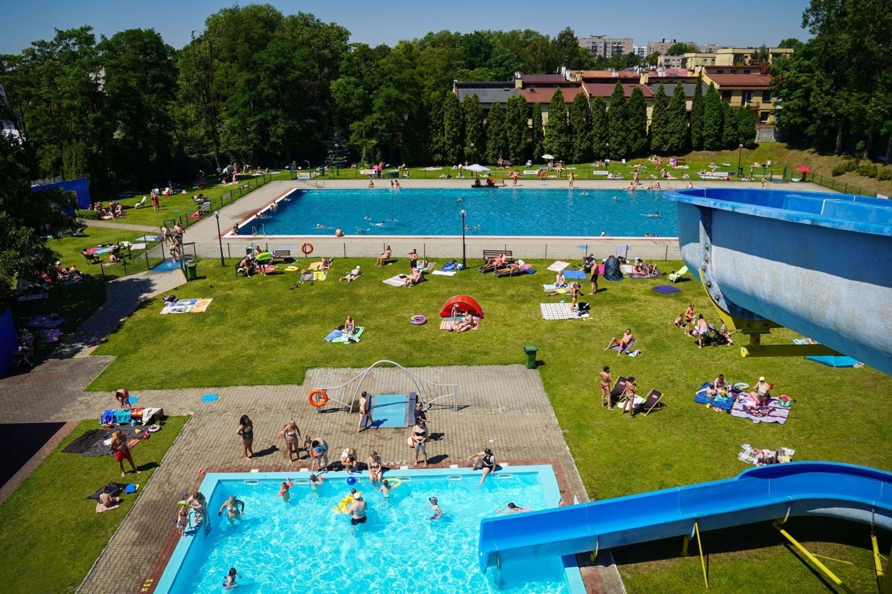 Basen sportowy ORW Rolna w Katowicach ponownie otwarty. Mieszkańcy mogą ...