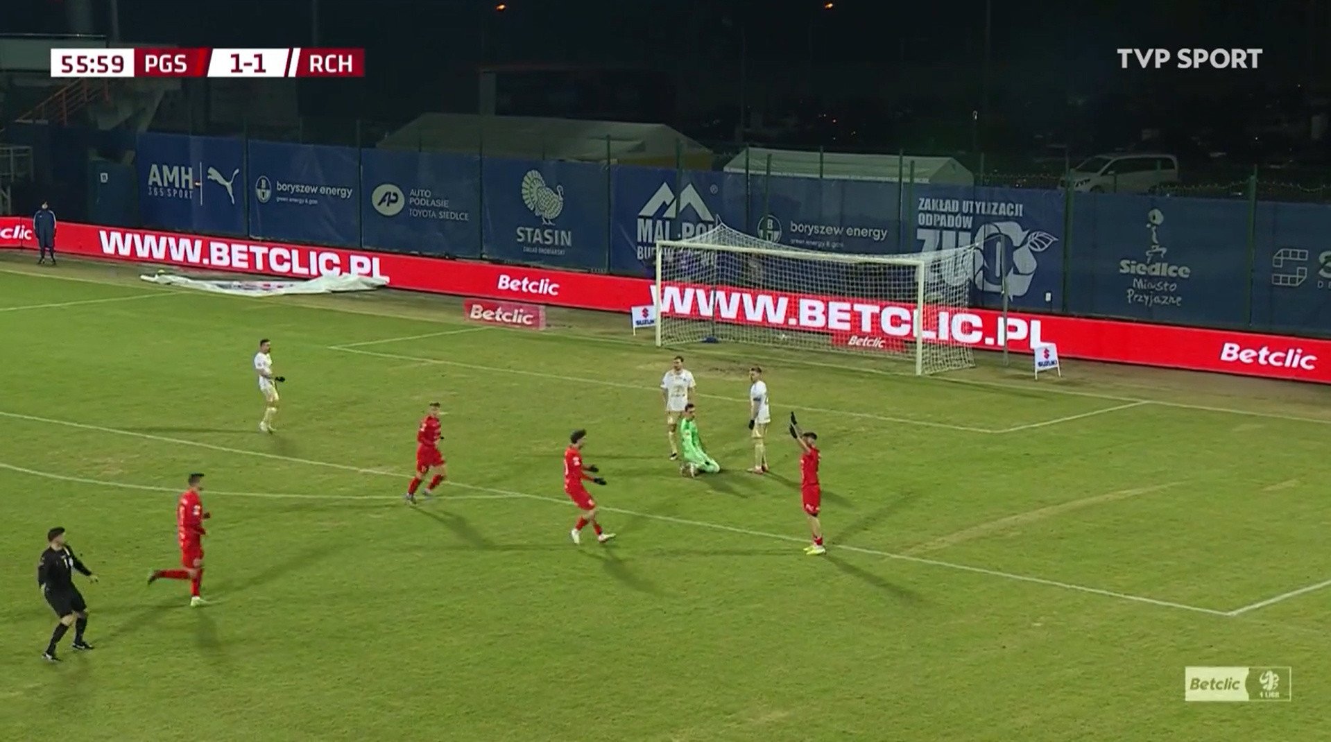Skrót meczu Pogoń Siedlce - Ruch Chorzów 2:1. Rosołek już został ...