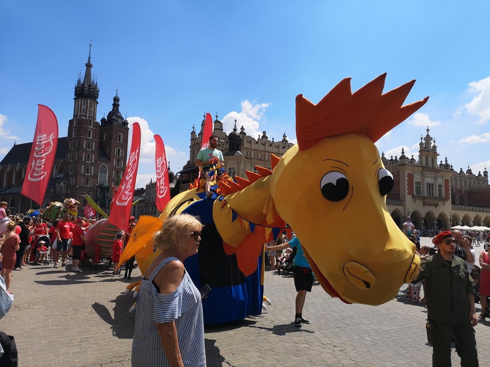 Kraków. Parada smoków w centrum miasta [ZDJĘCIA] | Dziennik Polski