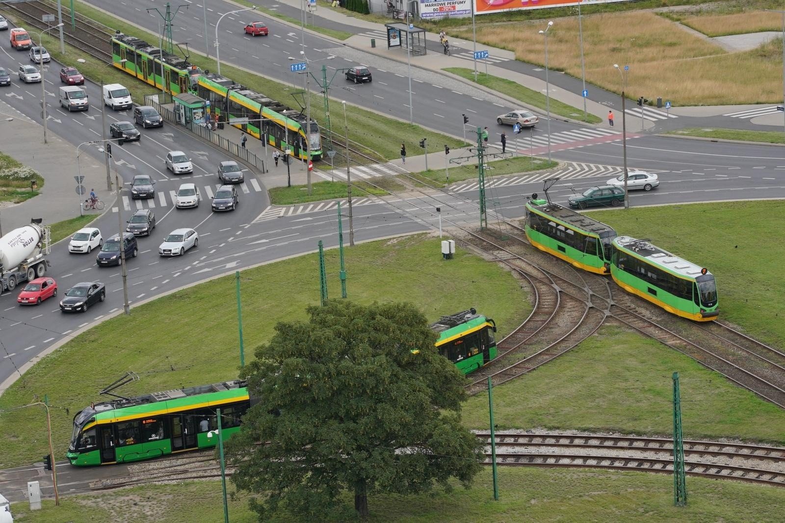 Rondo Rataje – wjazd do centrum z dwóch pasów | Głos Wielkopolski