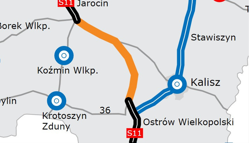 Droga S11: Jest harmonogram prac budowy. Wielkopolski odcinek trasy ...