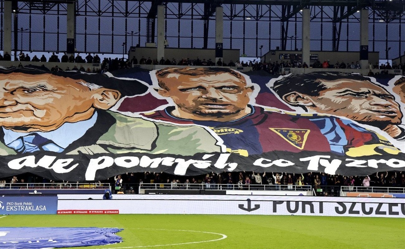 Grosicki uznany za legendę Pogoni. Tak zareagował na oprawę | Gol24