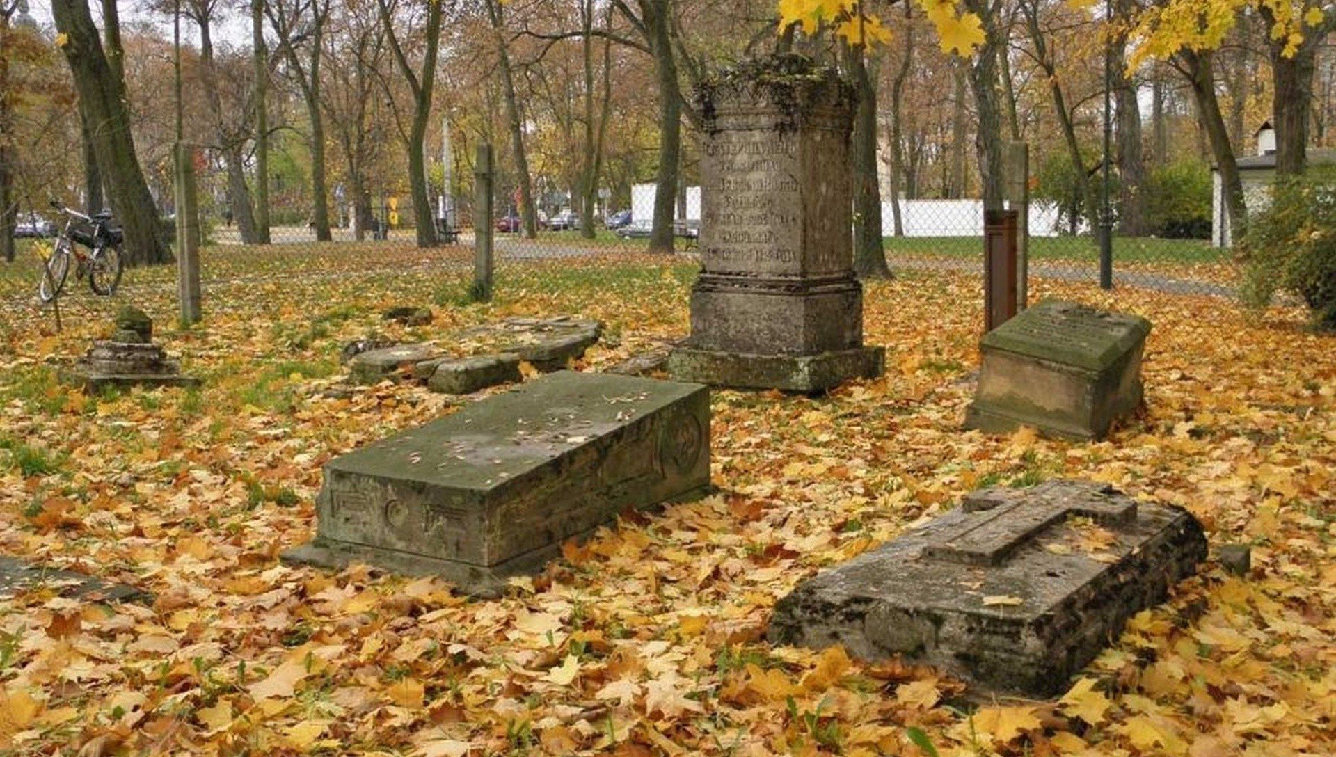 Stare cmentarze w rejonie Kozienic. Cmentarz rodziny Dehnów i cmentarz ...