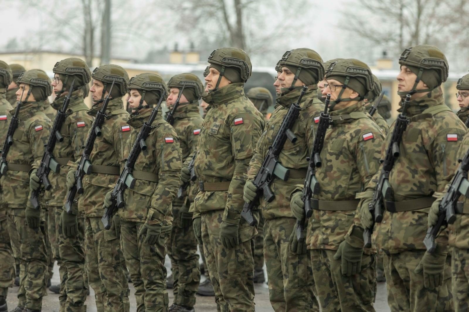 Przysięga podlaskich terytorialsów w Białymstoku. Słowa roty ...