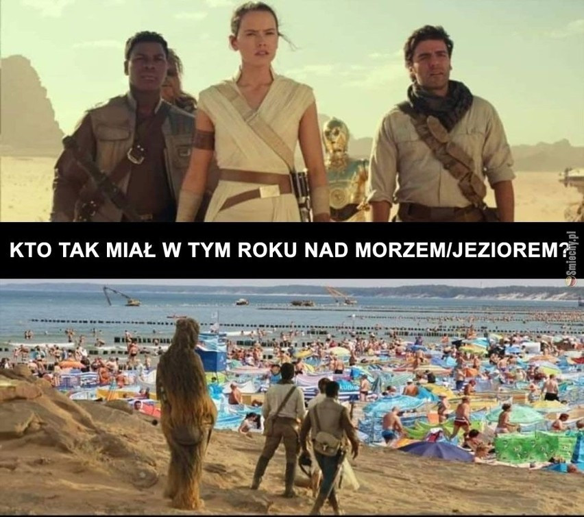 Memy o wakacjach nad polskim Morzem 2022. | Dziennik Zachodni