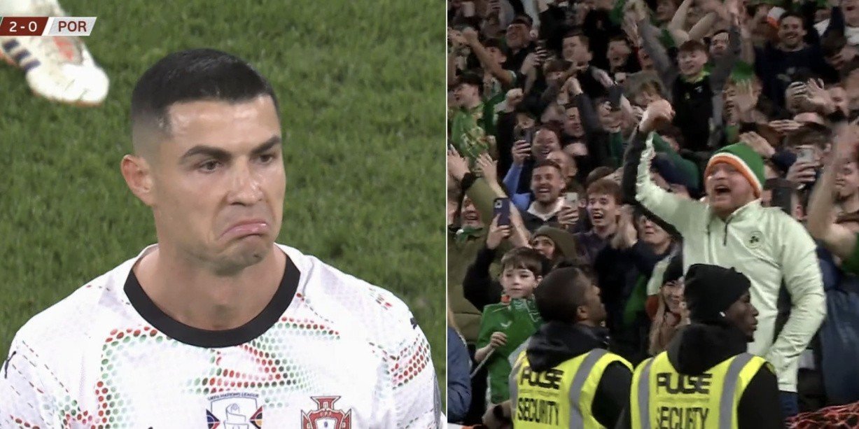 Reakcja Cristiano Ronaldo na czerwoną kartkę hitem internetu ...