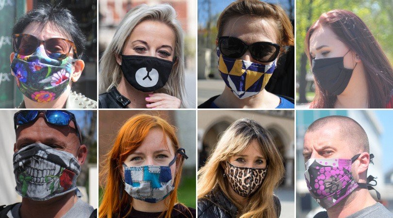 Maseczki ochronne - to już moda! Jakie maski są modne? Kolory, kształty ...