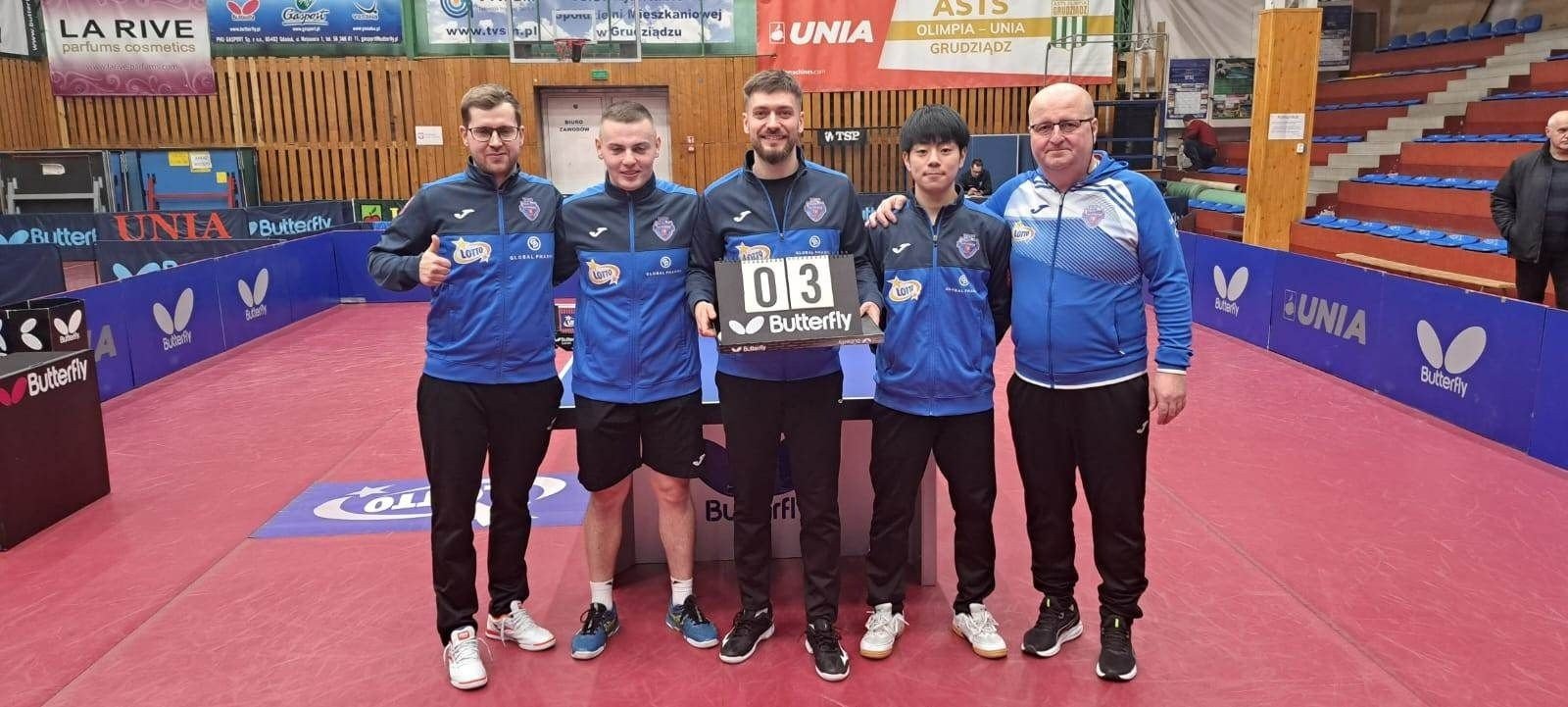 Tenis stołowy. Global Pharma Orlicz 1924 Suchedniów wygrał w Grudziądzu ...