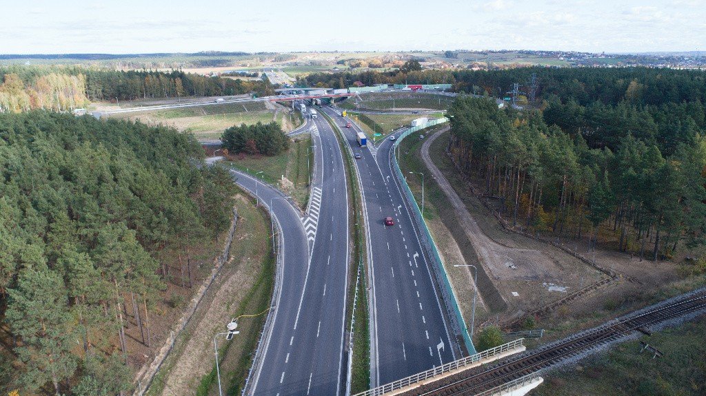 Tak wygląda teraz droga S5 Nowe Marzy - Dworzysko z lotu ptaka. Mamy ...