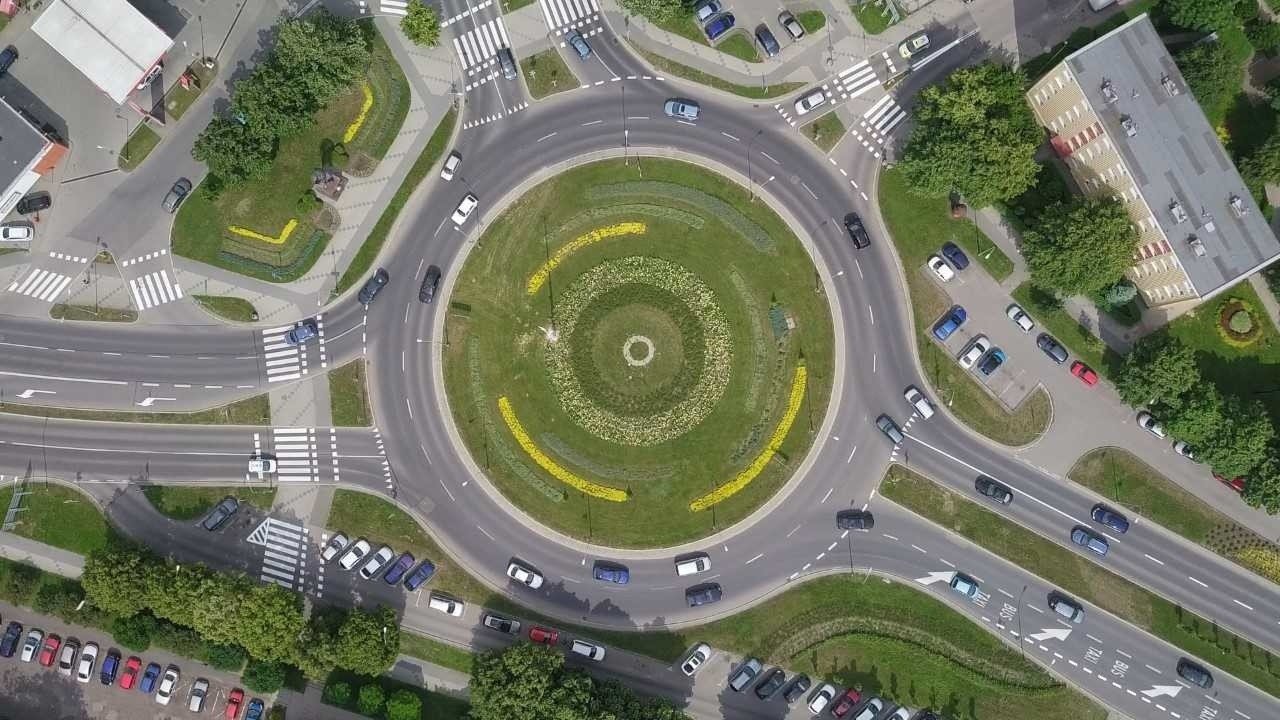 Rondo Jana Pawła II w Rzeszowie czyli rondo, które jest małe ale ...