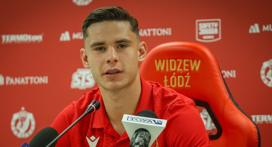 Marcel Krajewski, piłkarz Widzewa: Dzięki grze w reprezentacji rozwijam ...