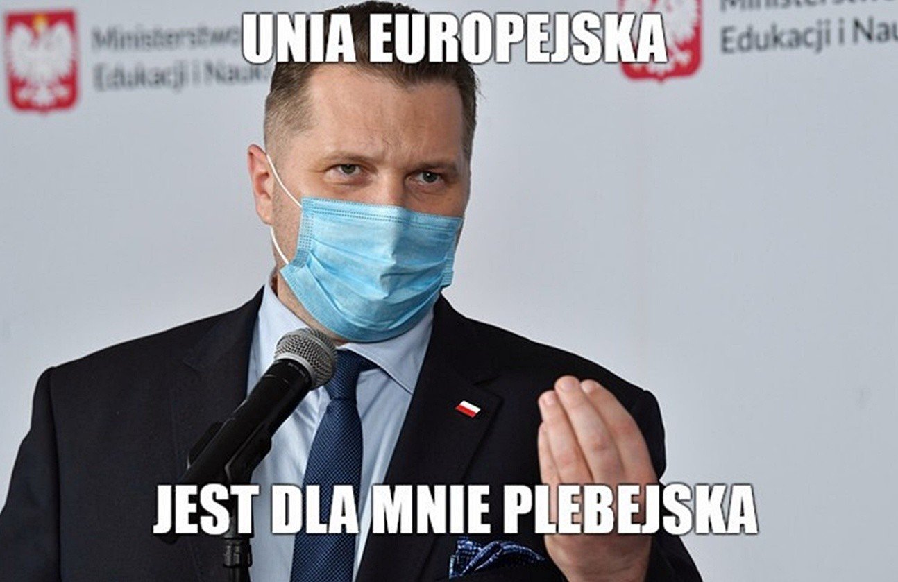 Minister Przemysław Czarnek zaskoczył: UE to twór niepraworządny MEMY ...