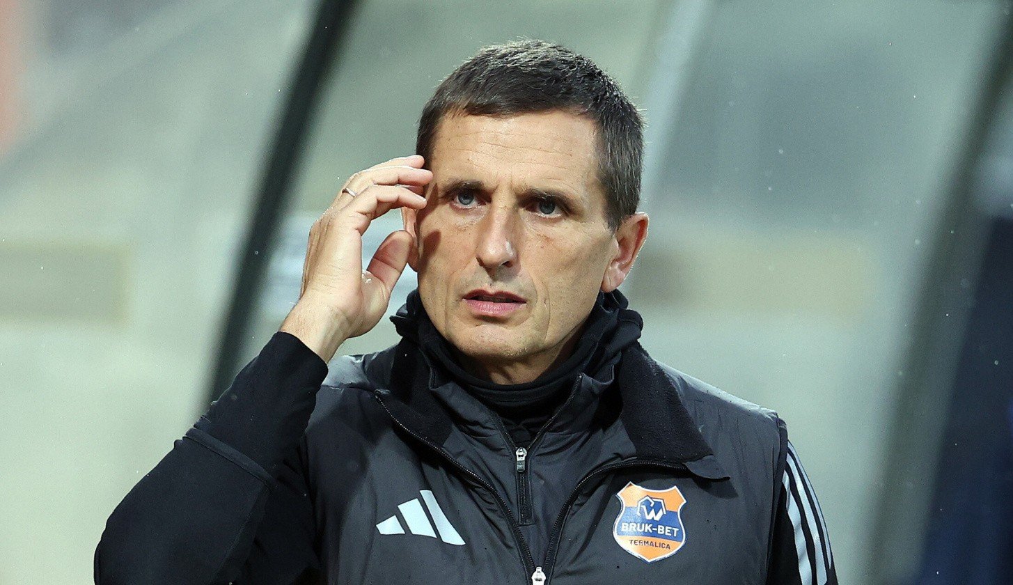 Trener Marcin Brosz podziękował kibicom za wsparcie. Władze Bruk-Bet ...