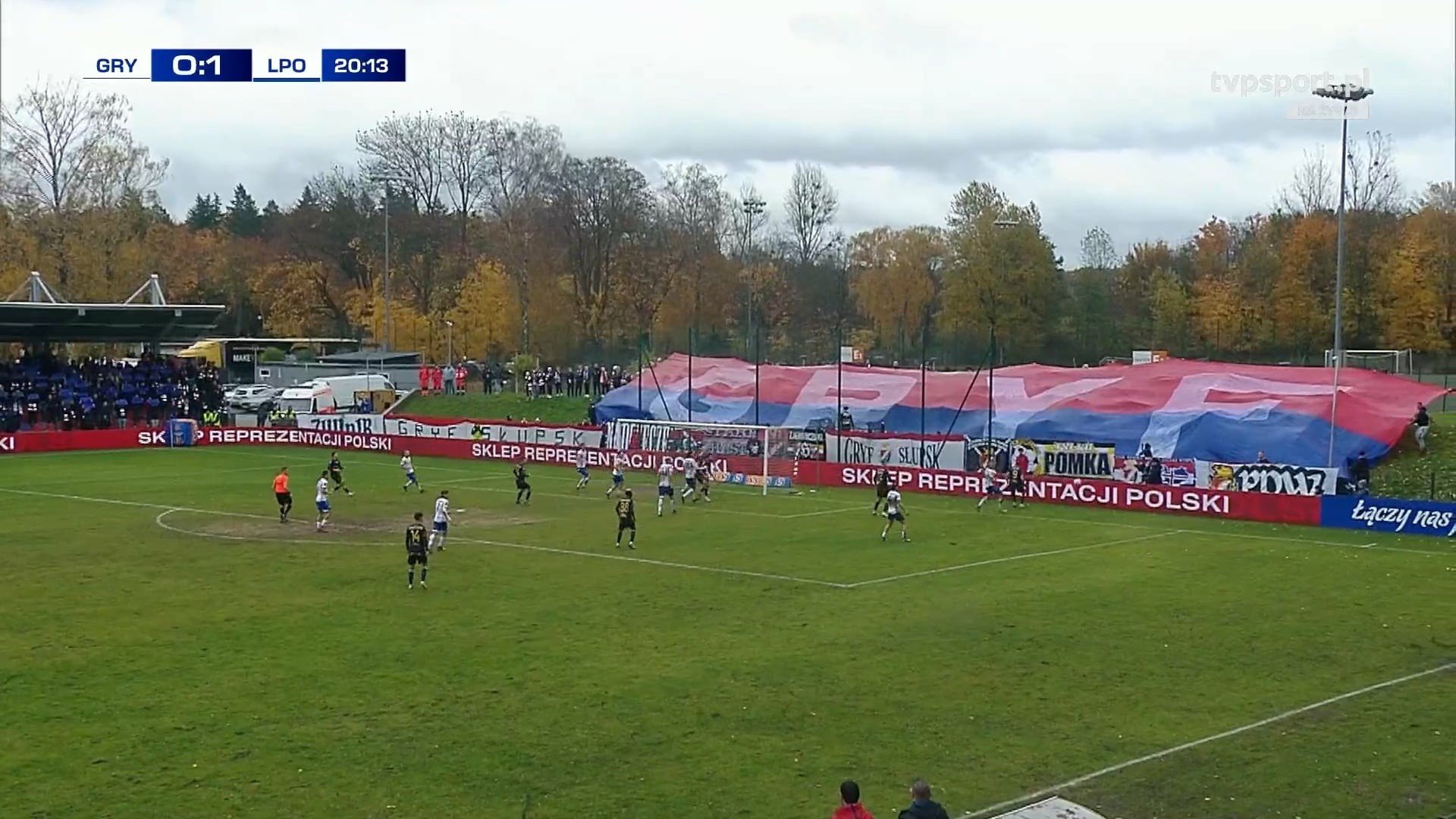 Piłkarskie święto na meczu Gryf Słupsk - Lech Poznań w 1/16 finału STS ...