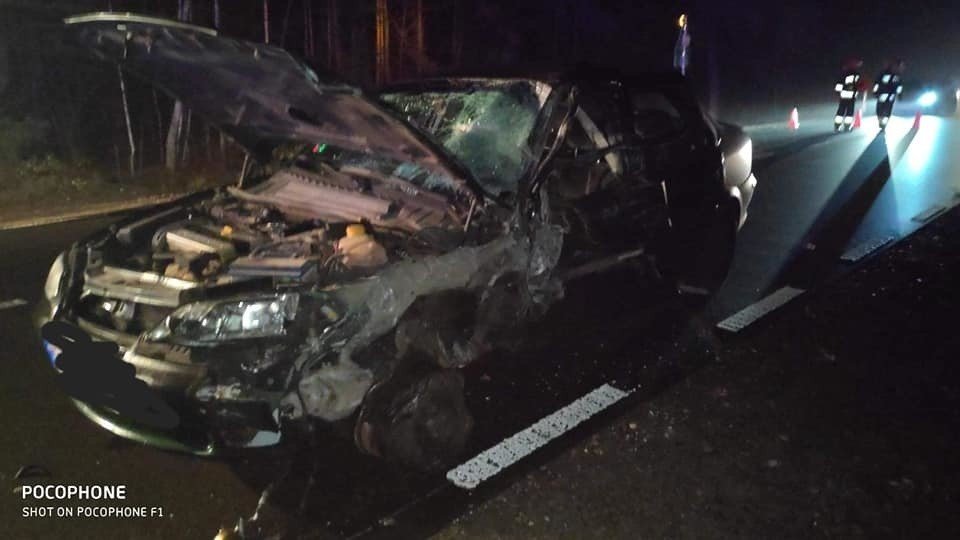 Czechowizna. Wypadek na drodze krajowej 65 relacji Knyszyn - Mońki ...