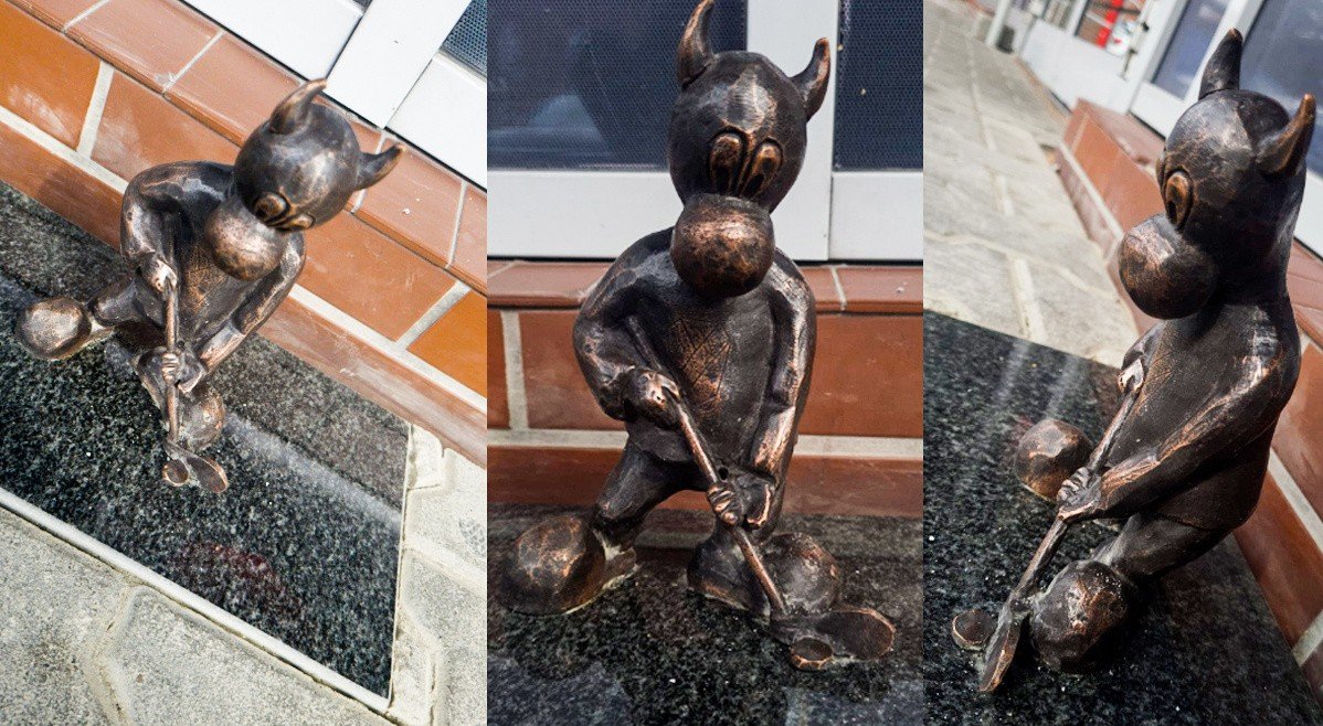 Katowice. Mamy nowego Beboka na Nikiszowcu. To hokejorz Ernest ...