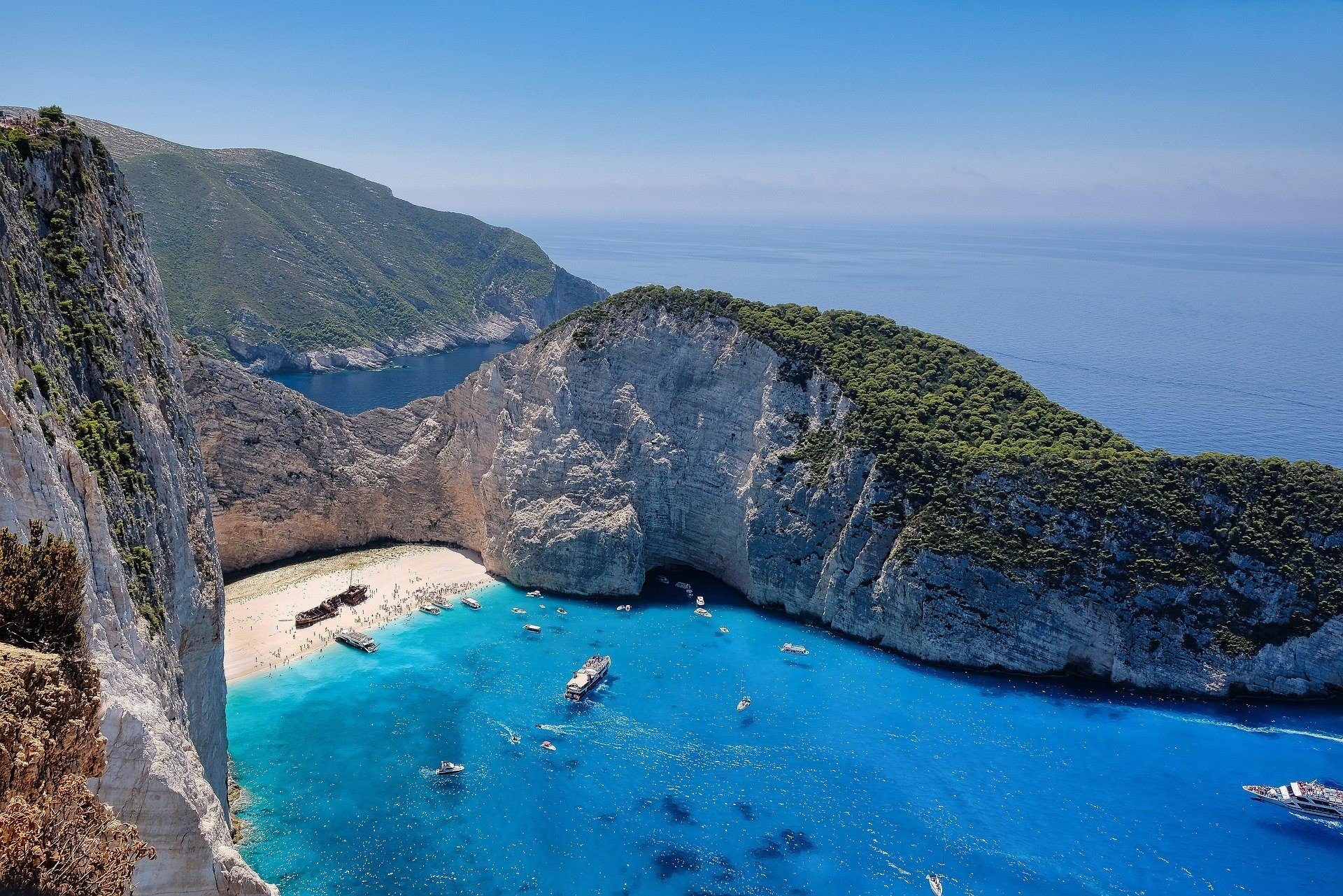 Grecja. Zatoka Wraku to największa atrakcja wyspy Zakynthos. Słynny ...
