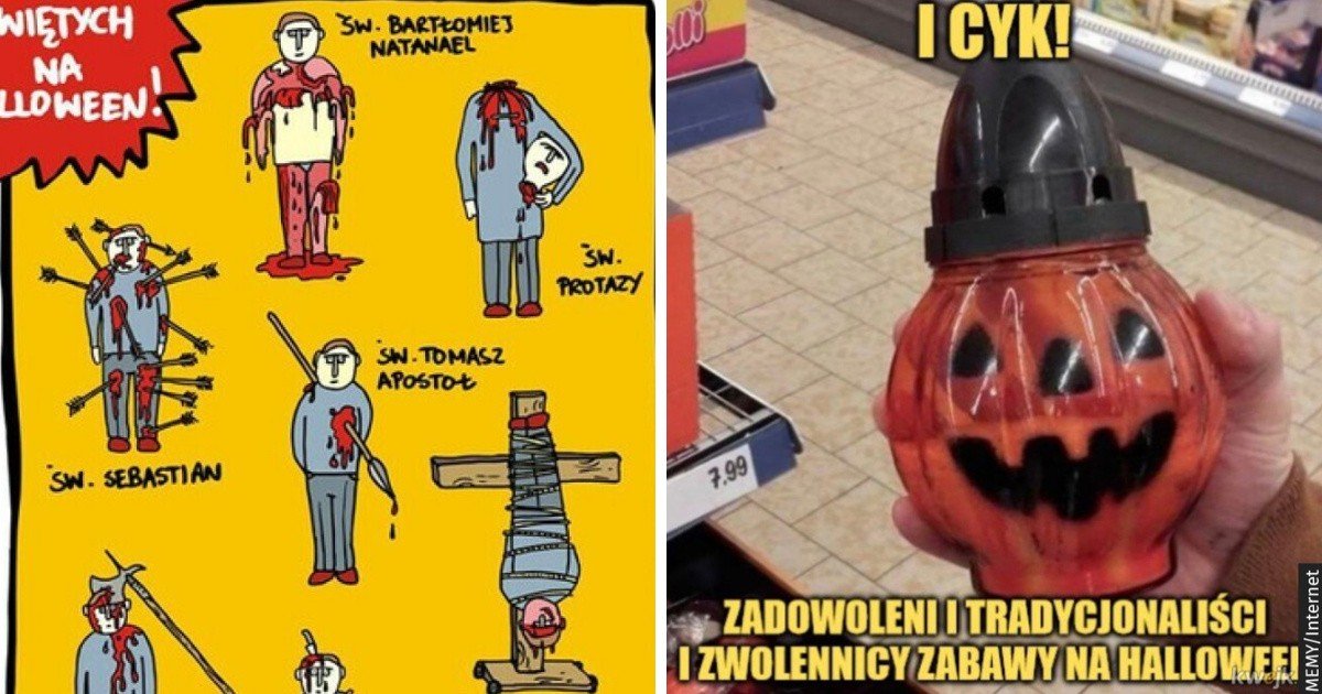 Halloween po polsku - zobacz te memy! Możesz przebrać się za świętego ...