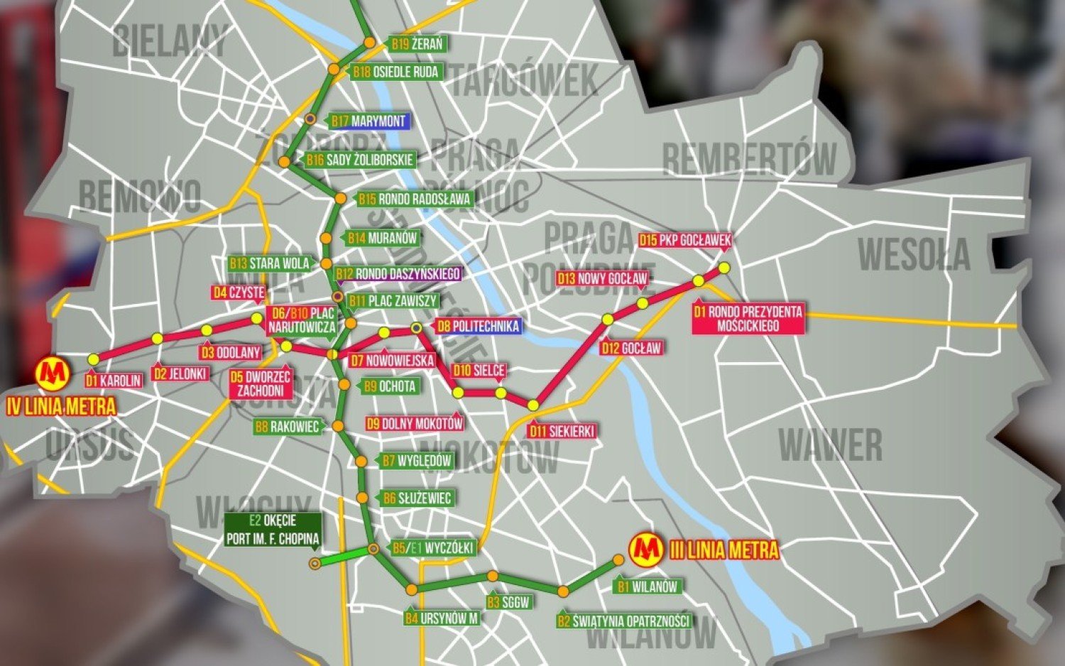 W Warszawie powstaną dwie nowe linie metra? Powstały już dokładne plany ...