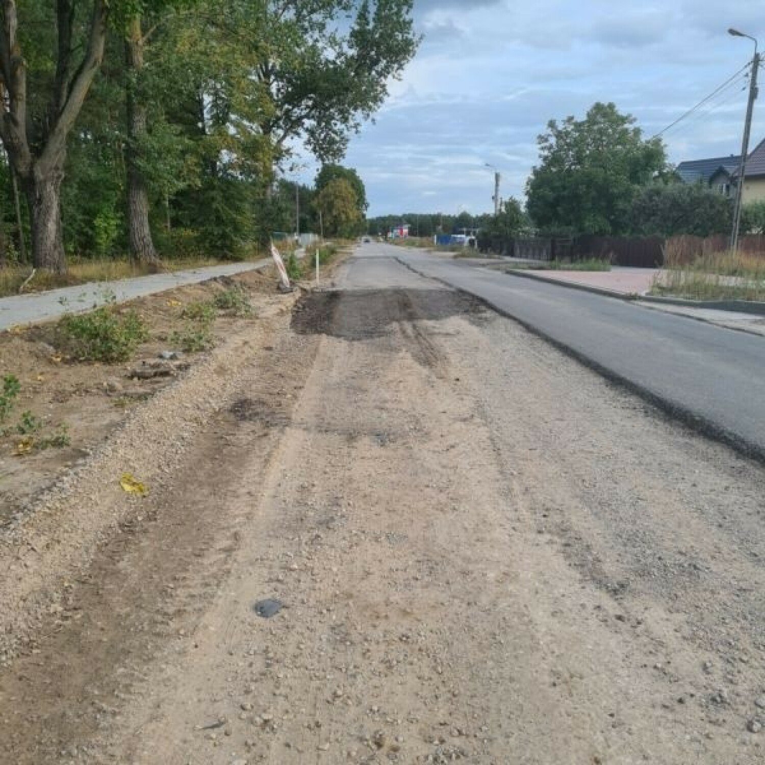 Remont drogi Ostrów Mazowiecka - Orło. Wkrótce zostanie wylany asfalt ...