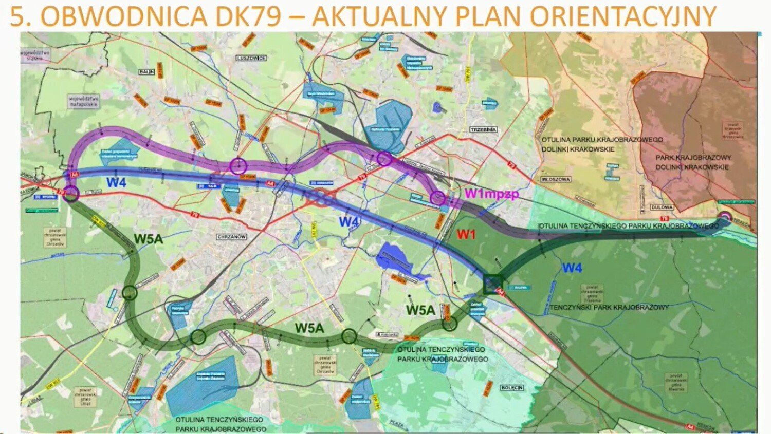 Nowe warianty przebiegu obwodnicy Chrzanowa i Trzebini. Którędy będzie ...
