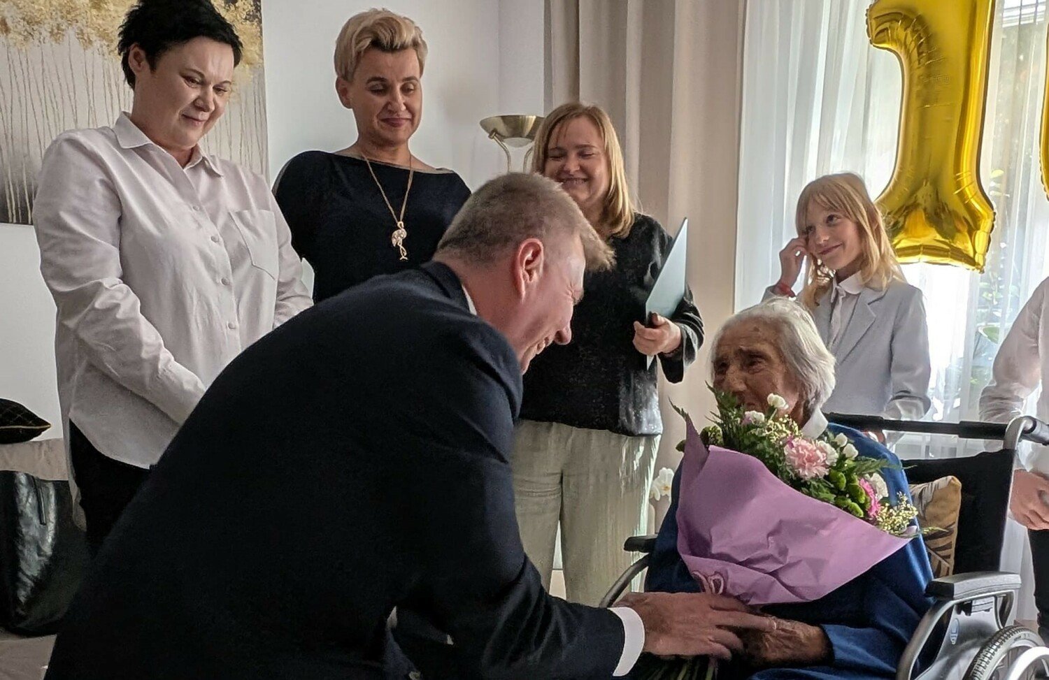 Setne urodziny obchodziła najstarsza obecnie mieszkanka Włodawy ...