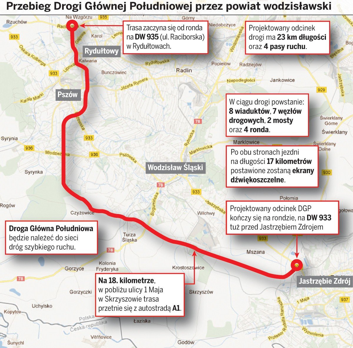 Droga Główna Południowa. Jak będzie wyglądać jej przebieg? | śląskie ...