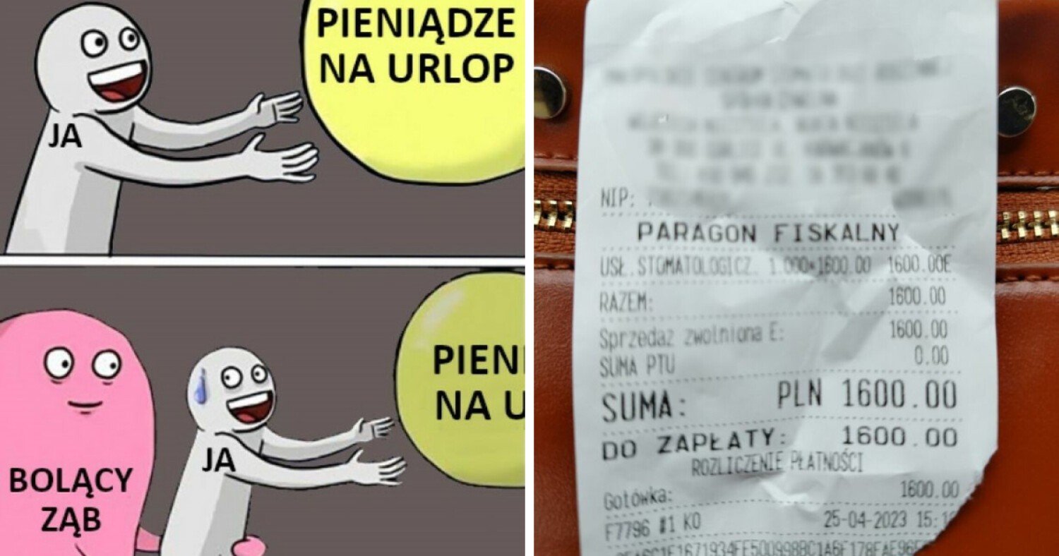 MEMY o dentystach - śmiech przez łzy. Tam są prawdziwe paragony GROZY ...