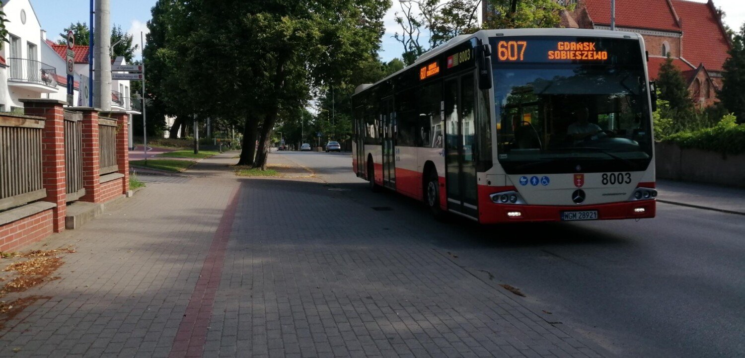 Powraca autobus 607 linii Pruszcz Gdański - Sobieszewo, zmianie ulega ...