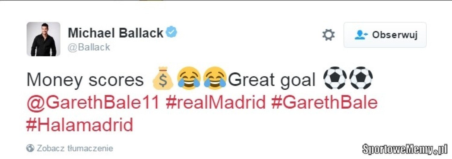 Legia - Real. Zobacz tweety po meczu. Komentował nawet Michael Ballack ...