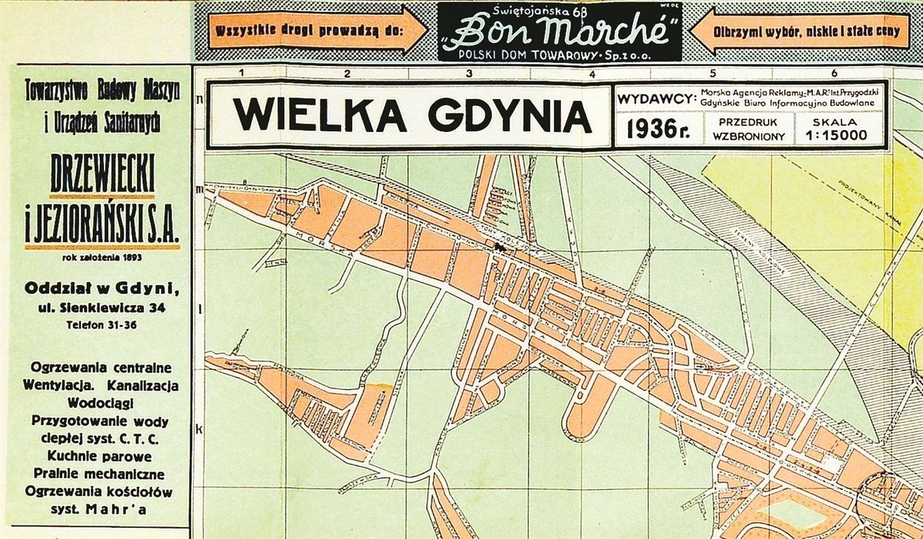 Stary plan Gdyni w "Dzienniku Bałtyckim"! Powędruj szlakiem reklam z ...
