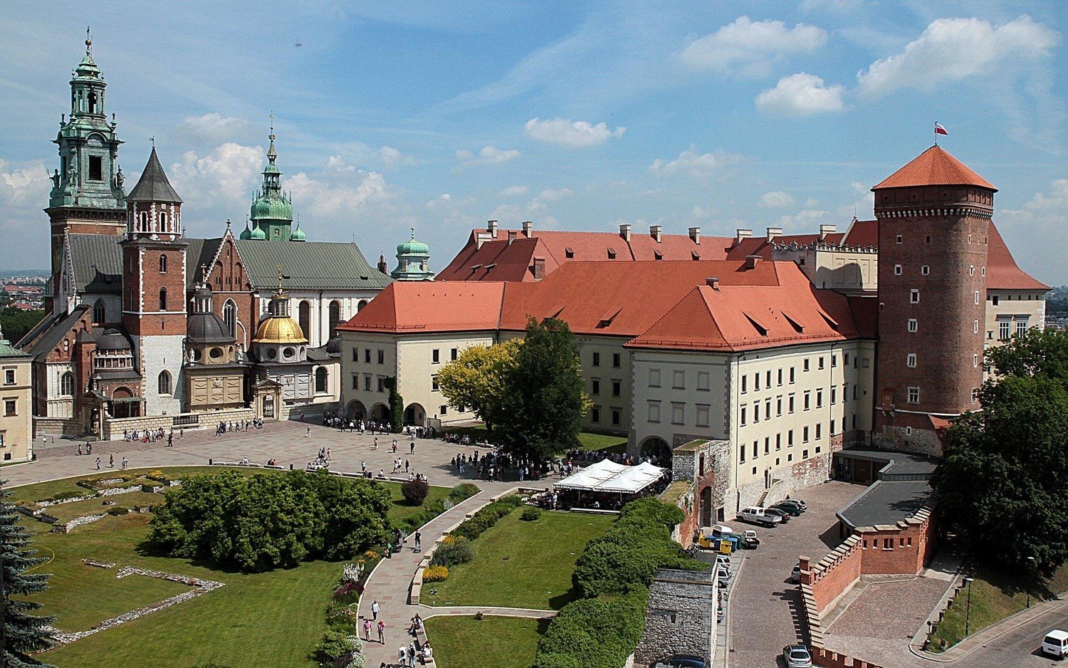 Baszta Sandomierska. Niezwykła panorama Krakowa [ZDJĘCIA] | Kraków ...