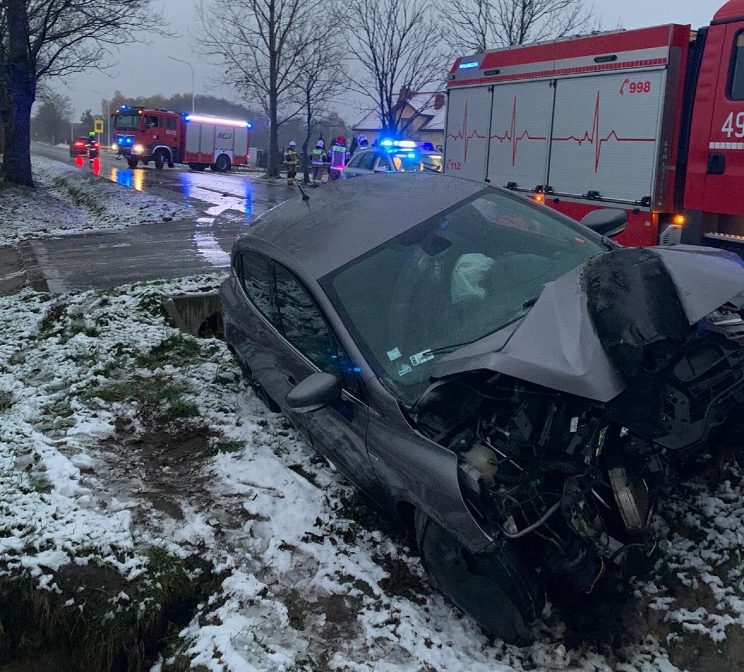 Groźne wypadki w Rząśni i Prusaku. W pierwszym ucierpiała rodzina z ...