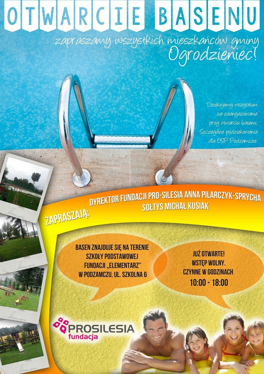 Basen w Podzamczu już otwarty | Zawiercie Nasze Miasto
