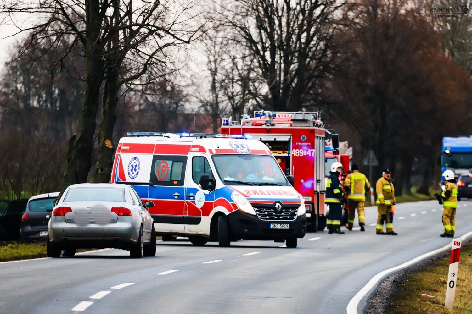 Wypadki na drodze krajowej nr 55 w powiecie malborskim. W sumie ...