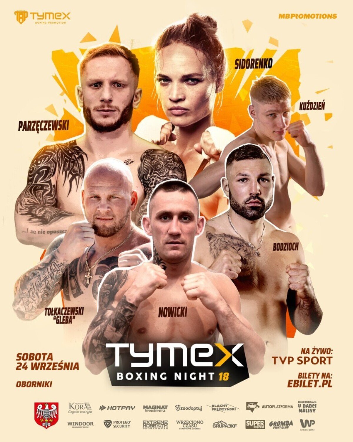 "Tymex Boxing Night 18". Maksymilian Gibadło wraca na ring | Oborniki ...